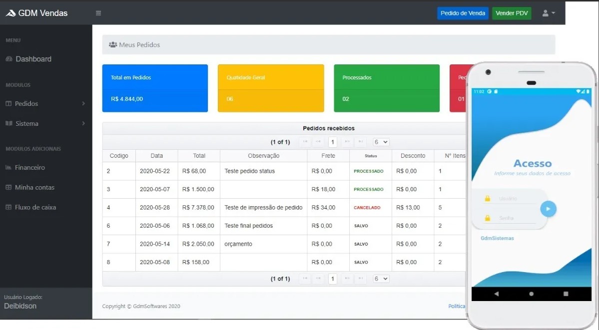 Código Fonte Sistema Pedidos Pdv Web Java Netbeans 11 Ftp