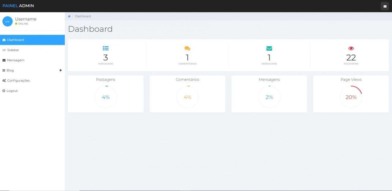 Script Php Site Blog Administravel