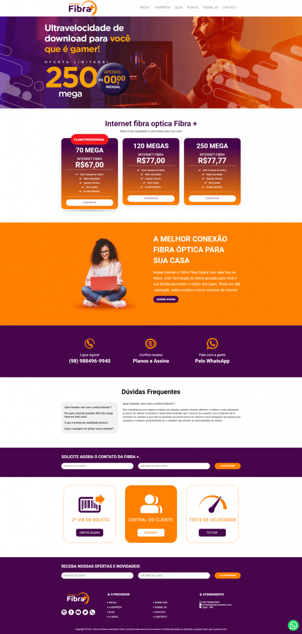 script site para provedores de internet em php com painel administrativo