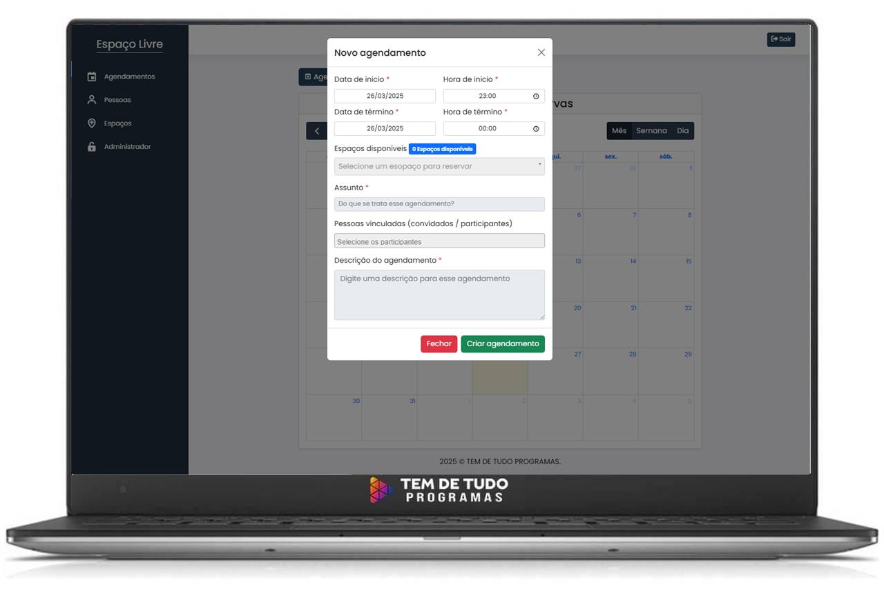 Sistema De Agendamento De Salas - Script Php Personalizavel