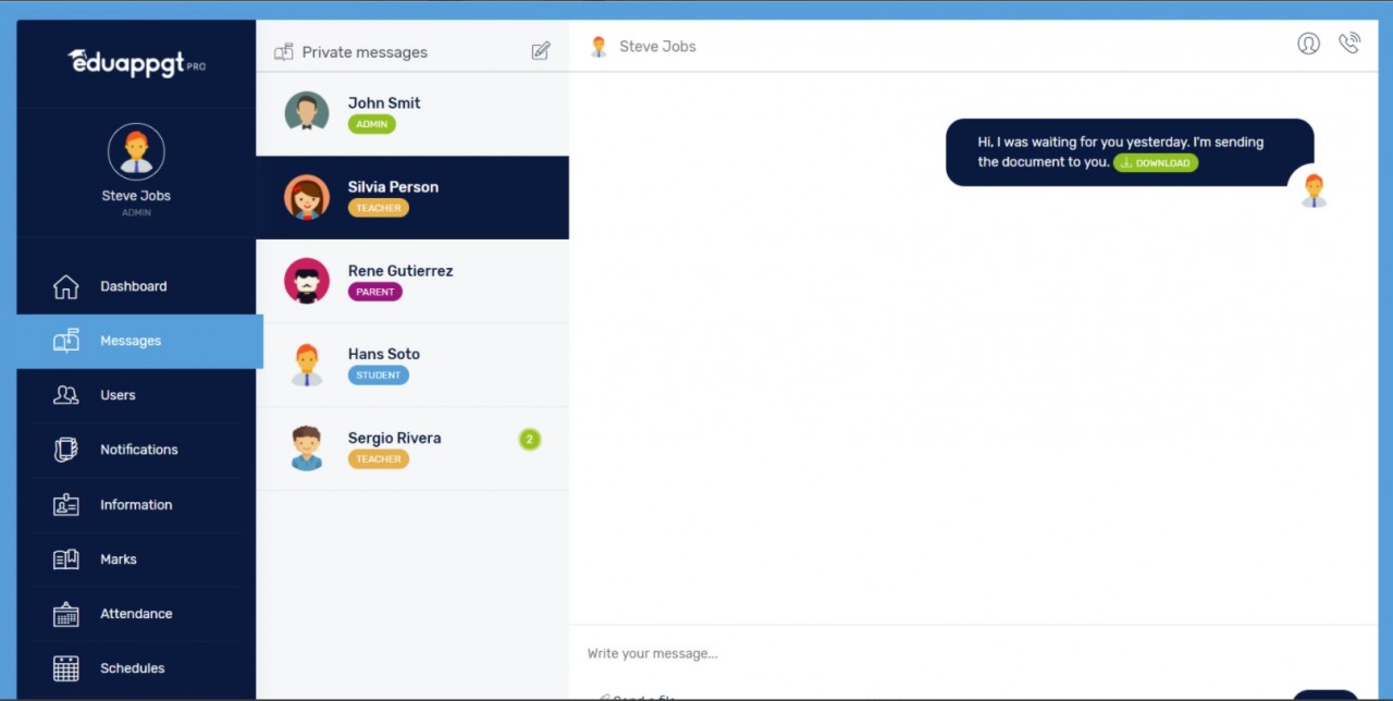 Sistema Online para Gerenciamento de Escola Script em Php EduAppGT Pro