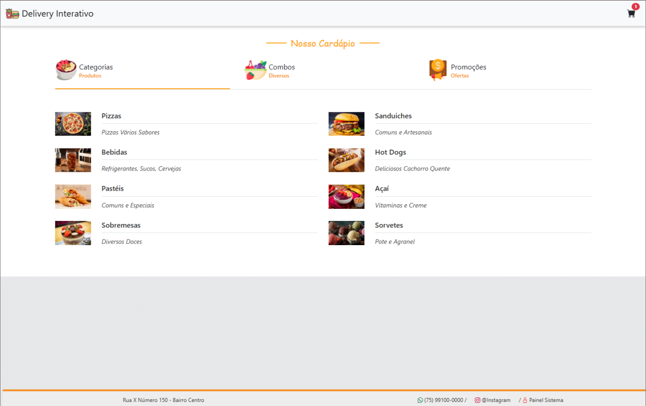 Script PHP Para Cardápio Digital de Pizzaria e Lanchonete