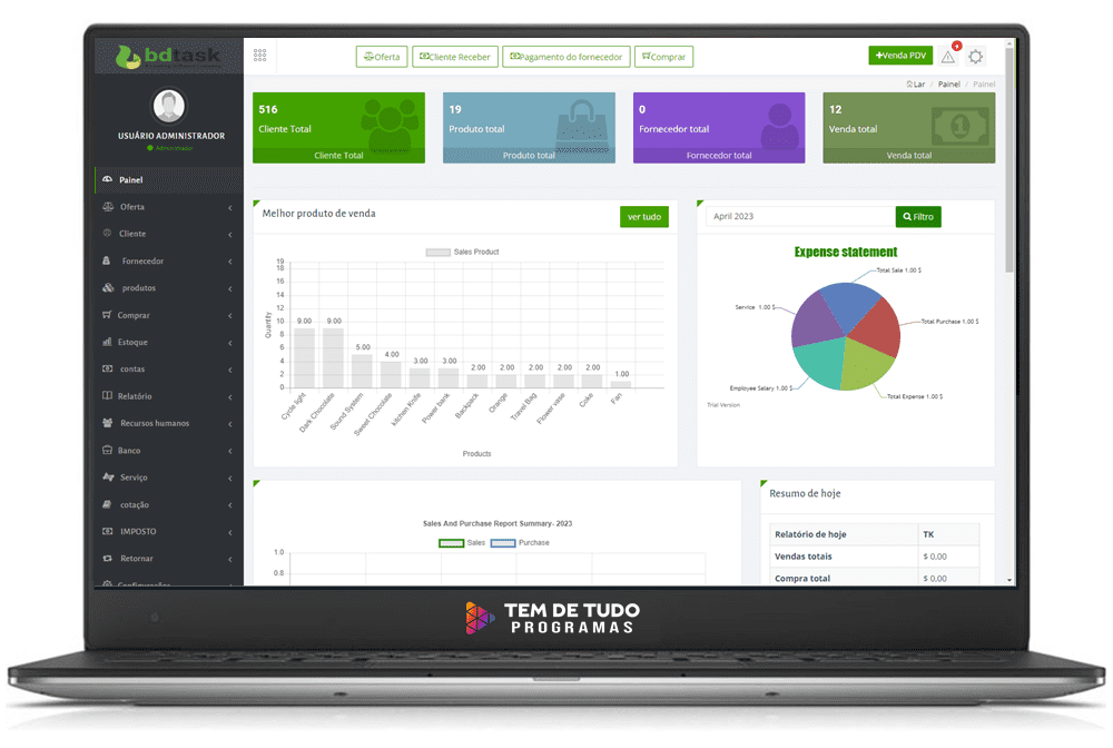Script Erp - Sistema De Gestão Php