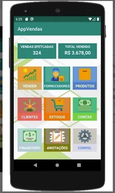 Código Fonte Sistema De Vendas Android Java + Banco De Dados