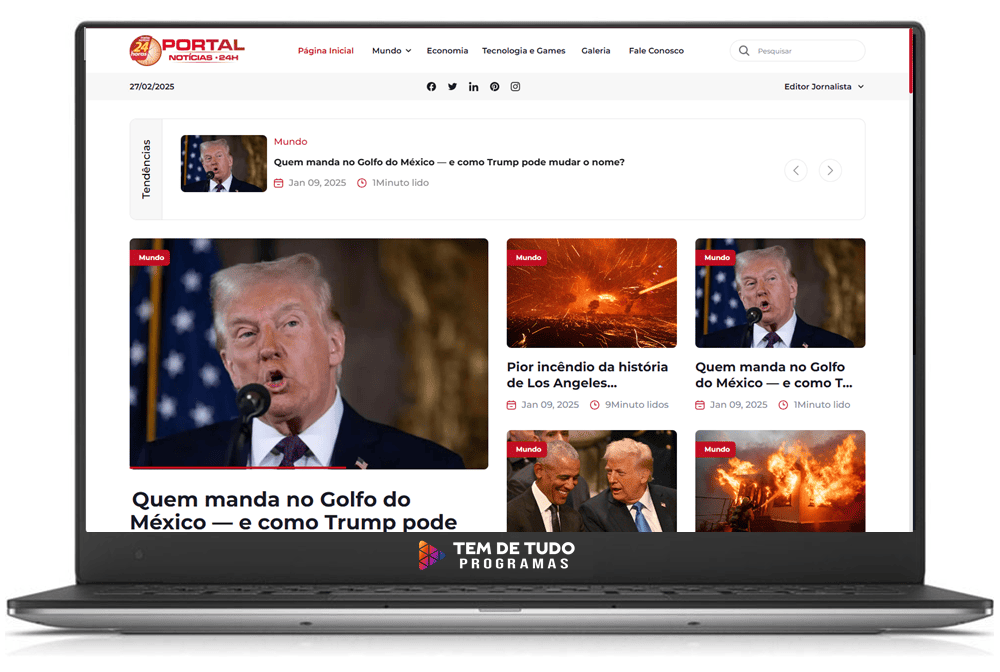 Script PHP Portal de Notícias, Revistas, Blog, Artigos – PHP 8