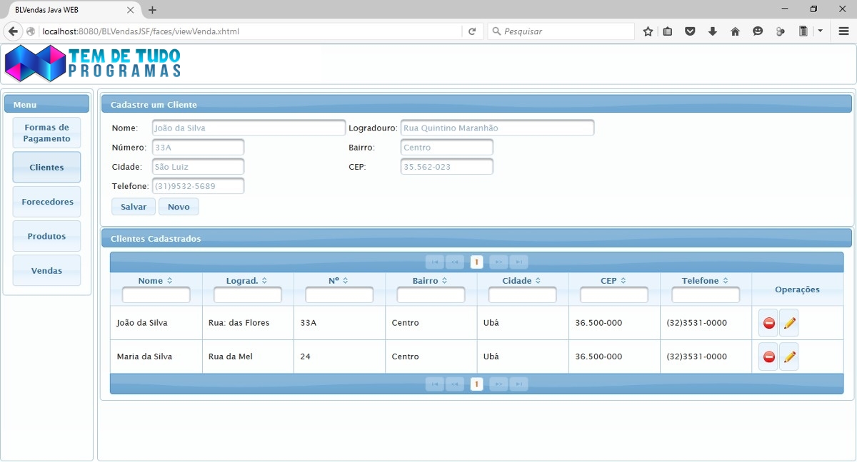 Código Fonte Blvendasee 1.0 Java Para Web Jsf Primefaces Jpa