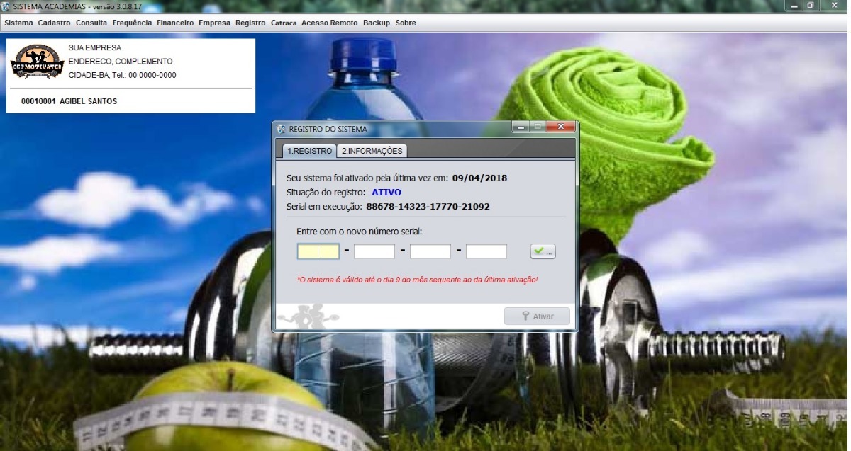 Sistema Academias + Código Fonte - Java Netbeans Mysql