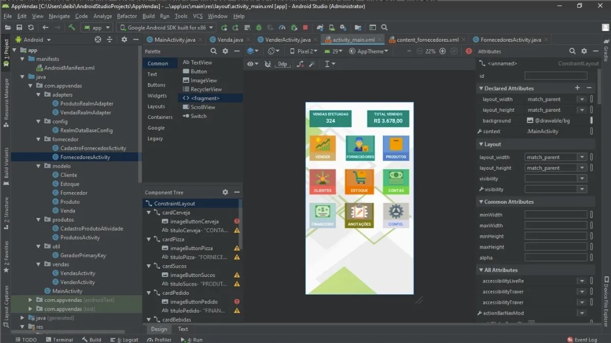 Código Fonte Sistema De Vendas Android Java + Banco De Dados